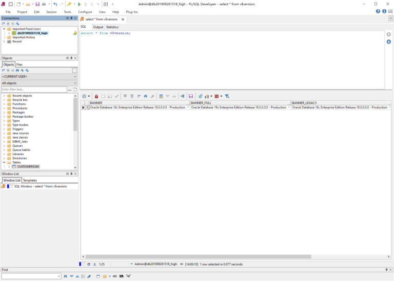 How to Connect PL/SQL Developer to Oracle Autonomous Transaction Processing (ATP) – Channel [K]